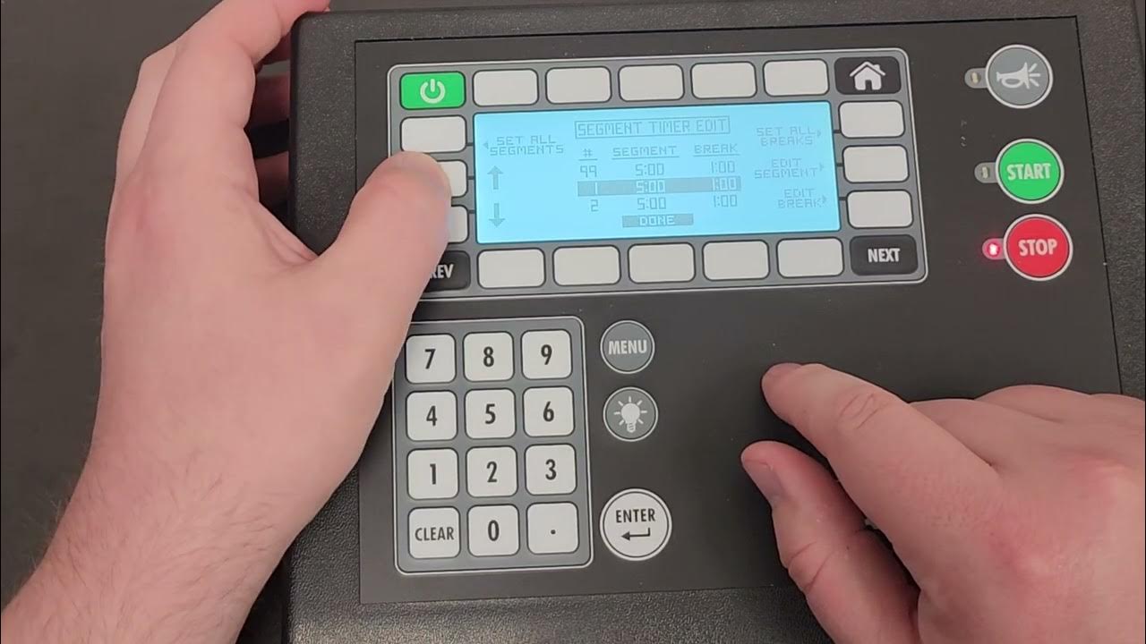 Tutorial - Segment Timer Setup and Operation on a Fair Play MP-80 ...