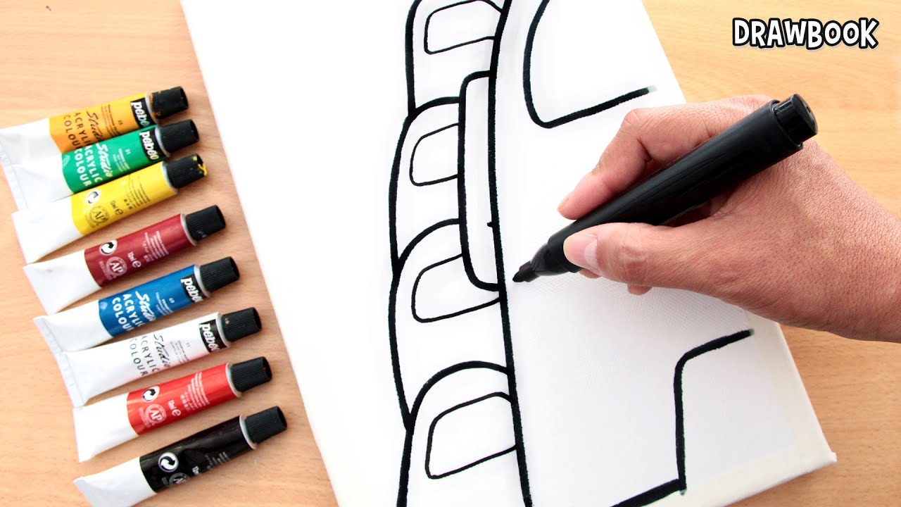 How to make a Painting of AMONG US Characters (Acrylic Paint on Canvas ...