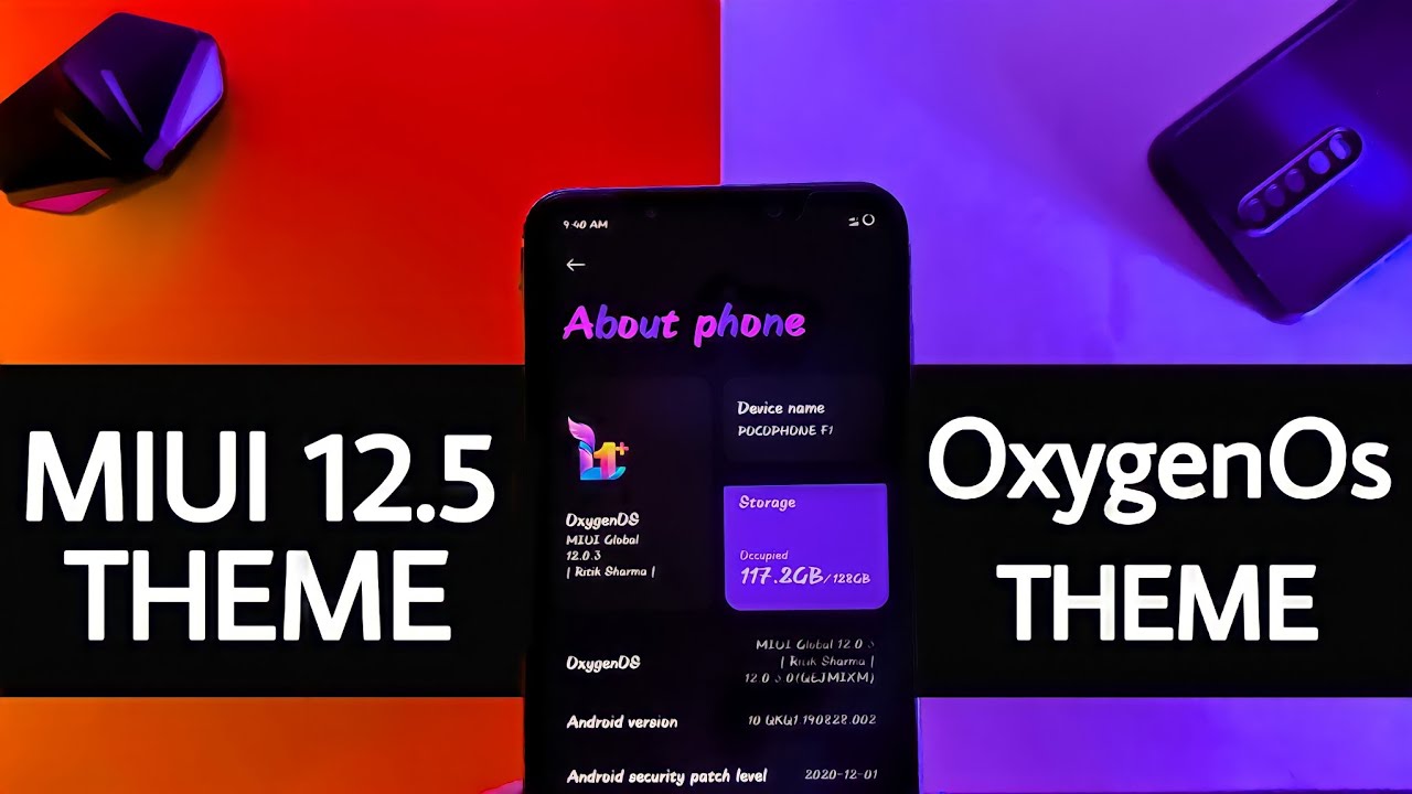 Oxygen Os Miui 12.5 Theme Oneplus Ui For Any Xiaomi Phone's | Miui 12.5 ...