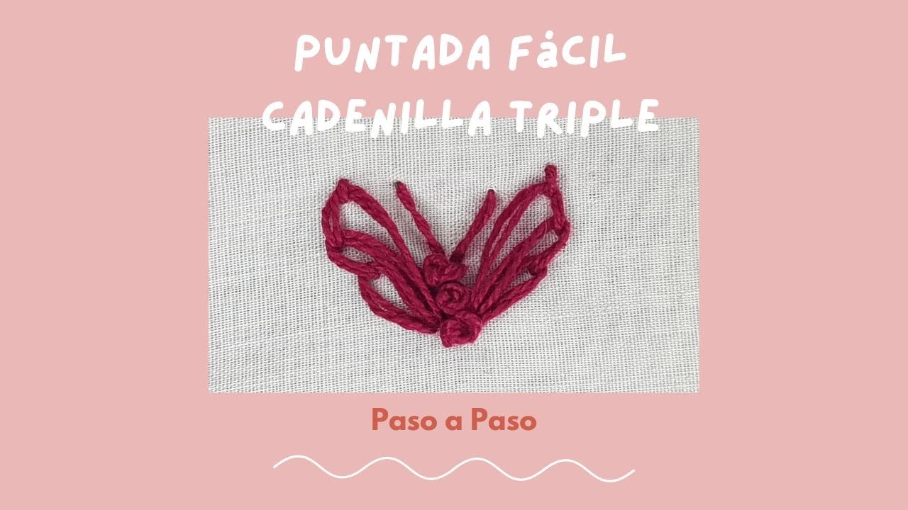 CADENILLA TRIPLE SUPER FÁCIL DE REALIZAR - YouTube