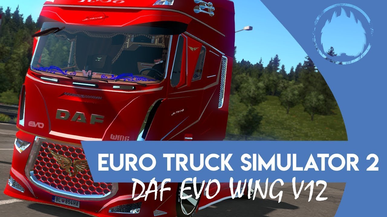 Мод DAF EVO WING V12 версия 1.3 для Euro Truck Simulator 2 (v1.35.x ...