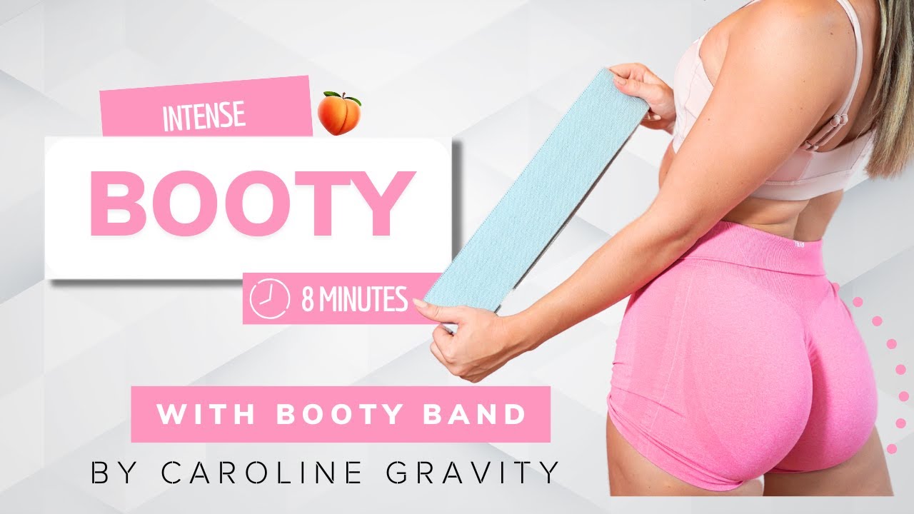 8 Min At Home Booty Workout With Resistance Band Youtube