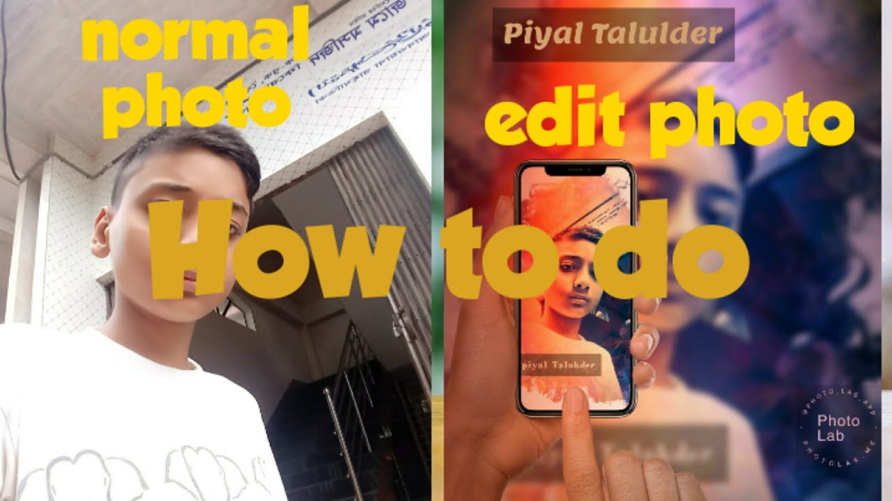 photo edit for photo lad app How to do - YouTube