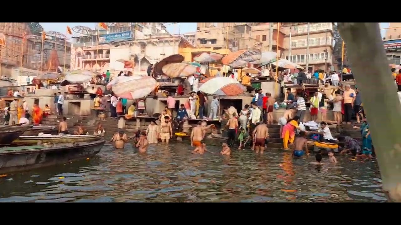 varanasi😍💖🕉️ kasi river and. temple🕉️ so. beautiful place🕉️ - YouTube