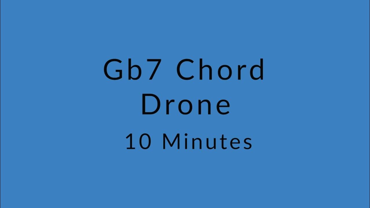 Gb7 Chord Drone Sound - YouTube
