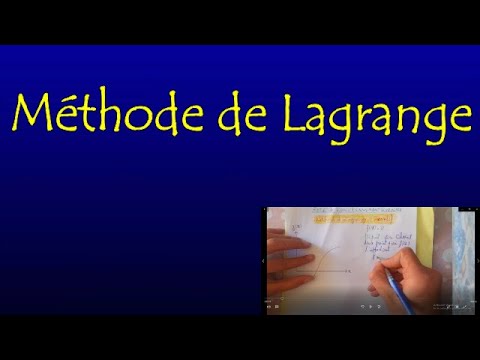 Méthode de Lagrange (Sécante) _ Zéros des fonctions non-linéaires _ [Analyse Numérique] - YouTube