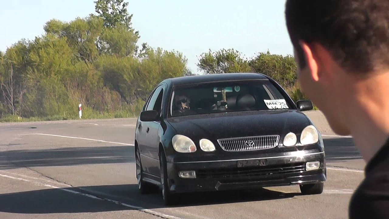Toyota Aristo (2jz-gte),drift trial(пробный дрифт) - YouTube