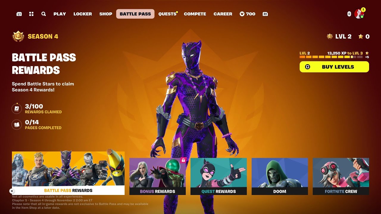 Fortnite Absolute Doom Full Battle Pass Showcase - YouTube