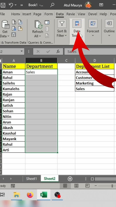 Excel Tips And Tricks 💪 Data Validation In Ms Excel Excel Exceltricks Datavalidation Youtube