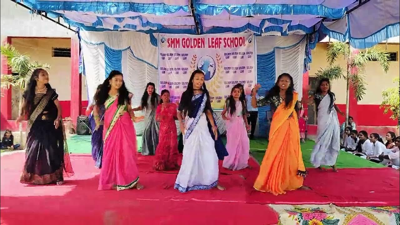 Gulabi Sadi and remix songs at SMM Golden Leaf School Echoda #shortvideo #dancevideo - YouTube