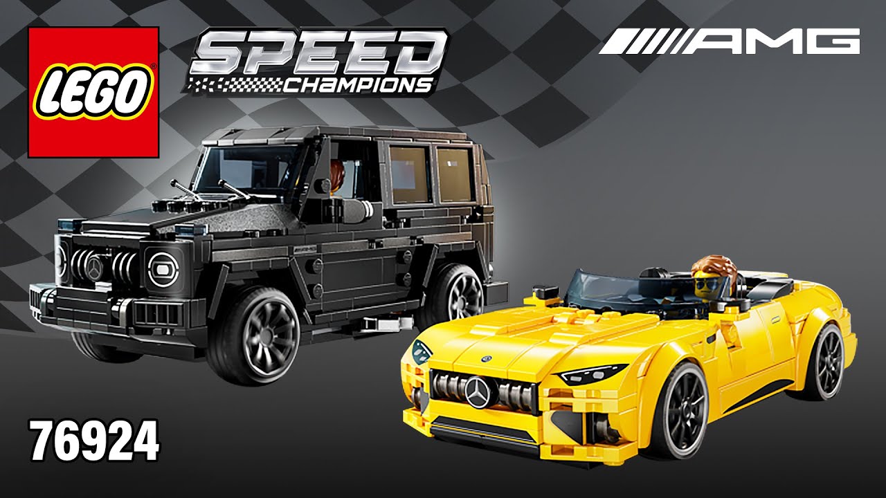 LEGO Speed Champions Mercedes-AMG G 63 & Mercedes-AMG SL 63 (76924)[808 ...