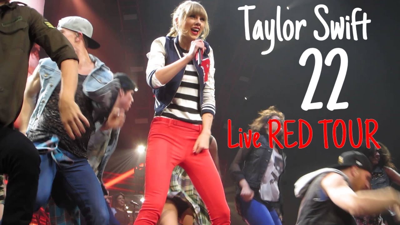 Taylor Swift - 22 (Live RED TOUR) Audio - YouTube