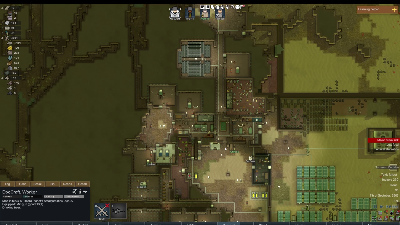 RimWorld 1.0 Beta - Live/4k/UHD - Permanent Toxic Fallout - E68 Poison ...