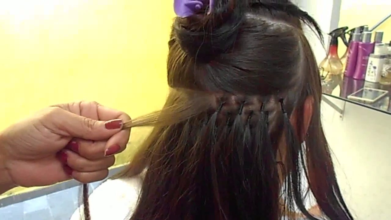 Mega hair fio a fio no Nay Fashion Hair - YouTube