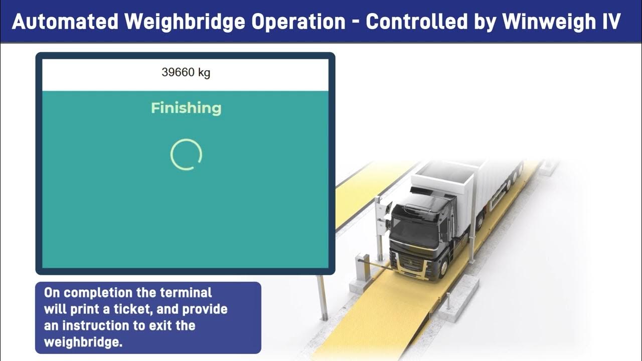 Automated Weighbridge Operation - Winweigh IV Software - YouTube