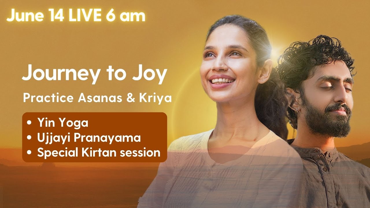 Day 13 Journey to Joy | YIn Yoga | Ujjayi Breathing | Free Live Classes ...