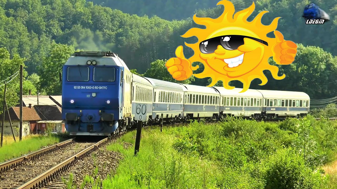 Trenul Soarelui IR1932 Oradea-Constanța-Mangalia in Defileul Crisului ...