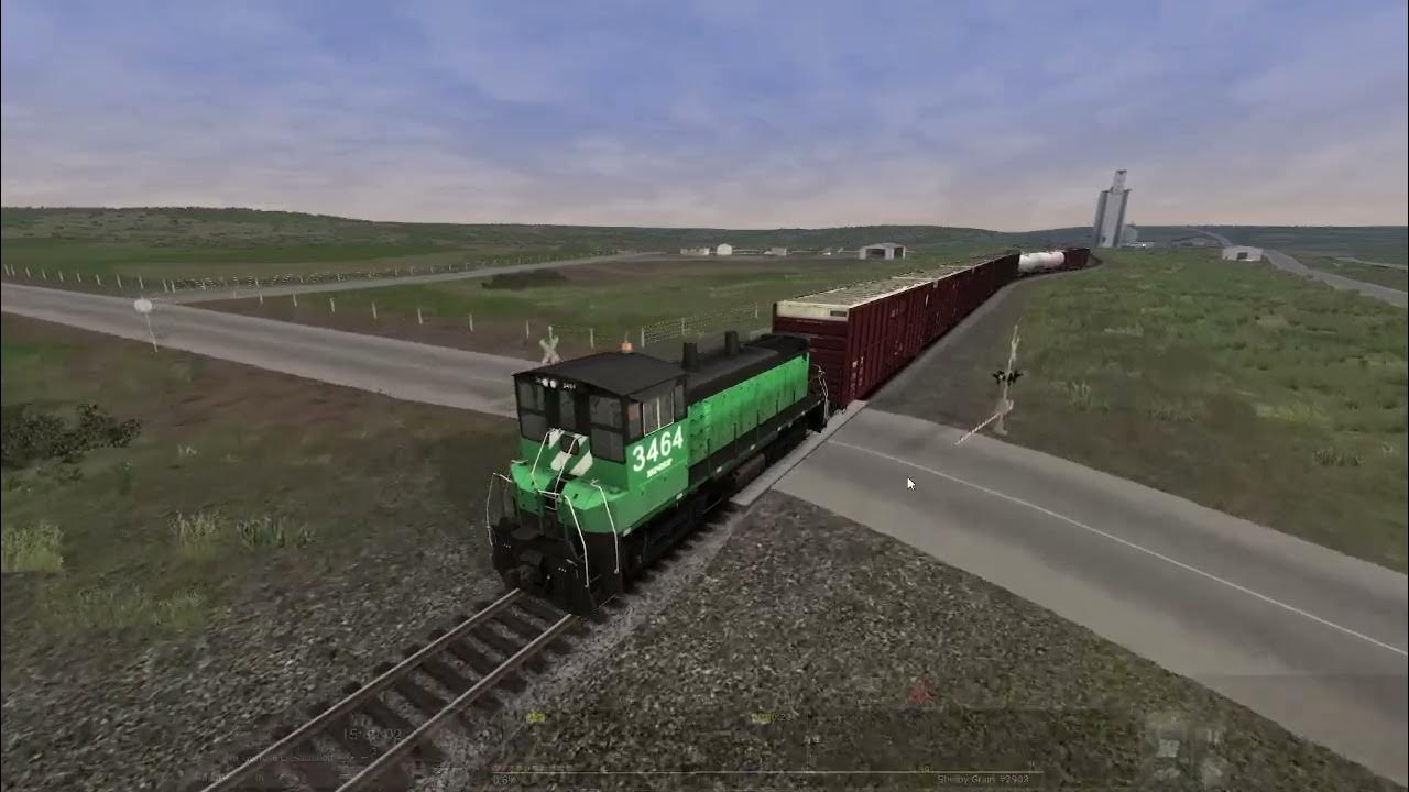 Shelby Yard Switching | Marias Pass & Montana Hi-Line | BNSF SW1500 | Train Simulator Classic ...