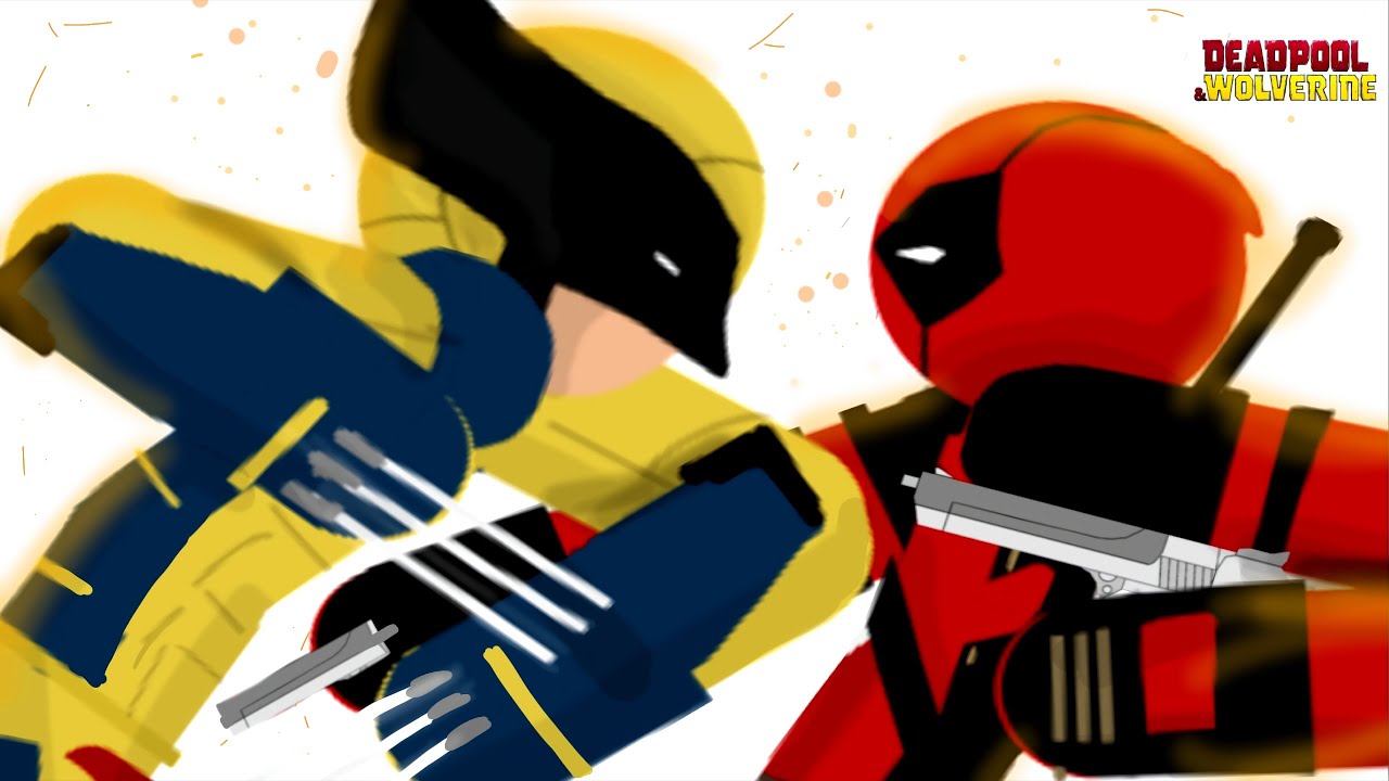 Deadpool vs Wolverine animation (Deadpool & Wolverine) - YouTube
