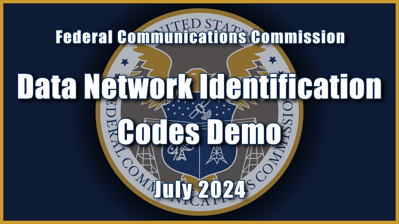 Data Network Identification Codes - YouTube