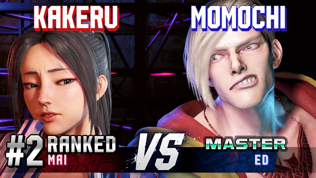 SF6 KAKERU (#2 Ranked Mai) vs MOMOCHI (Ed) High Level Gameplay - YouTube