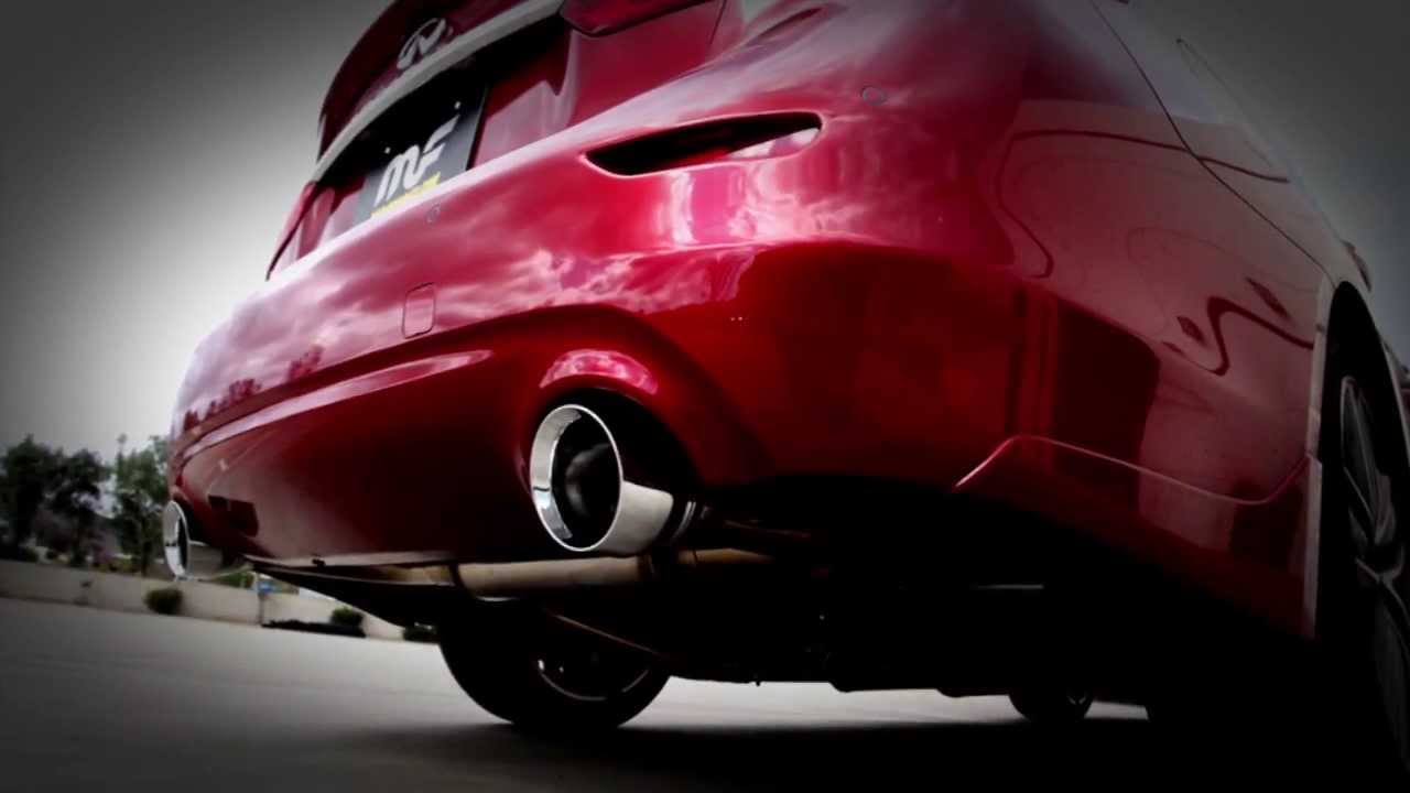 2014 Infiniti Q50 3.7L V6 - MagnaFlow Exhaust Part #15310 - YouTube
