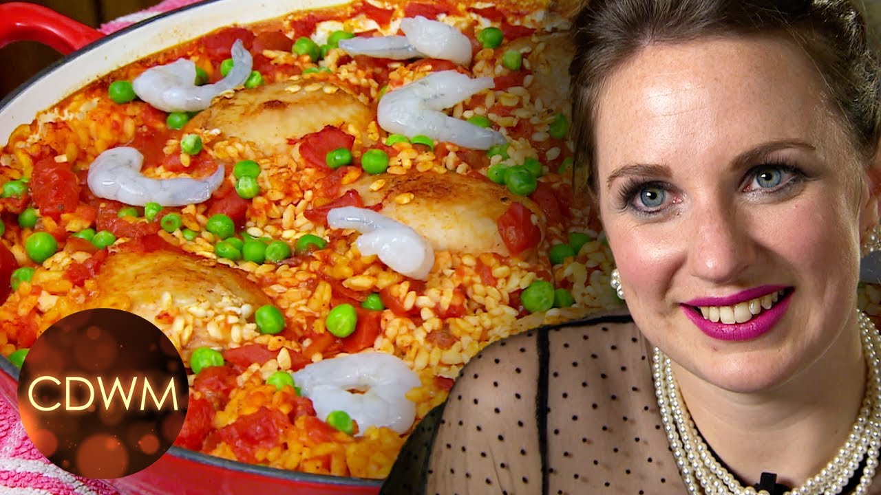 Host Serves The Most Colourful Paella | Come Dine With Me - YouTube