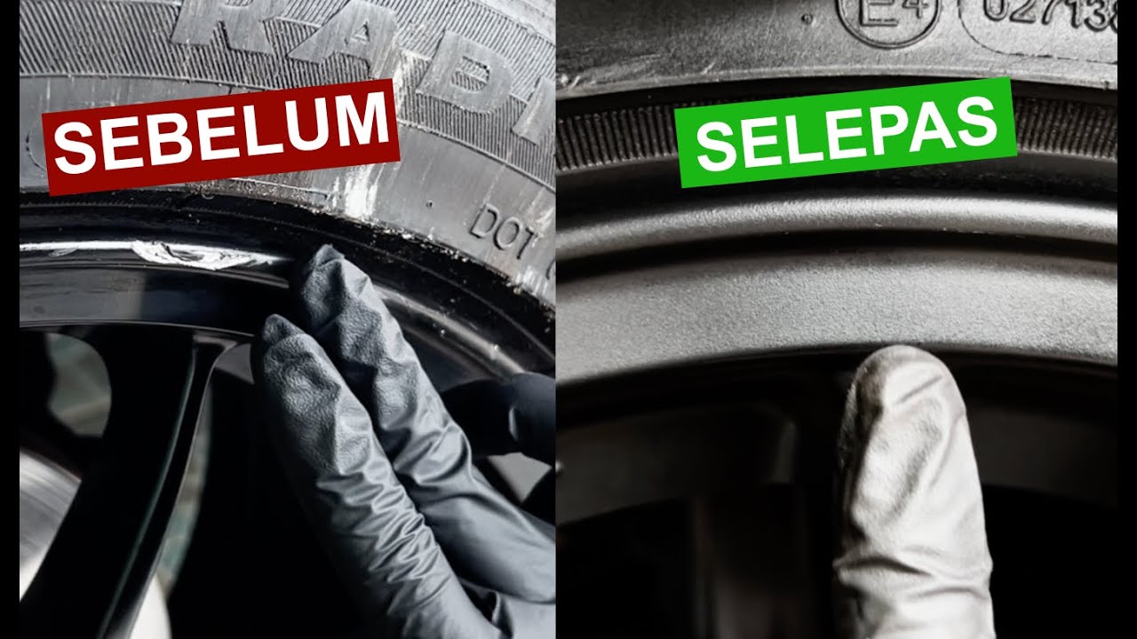 Cara Baiki Rim Calar "Curb Rash" - YouTube