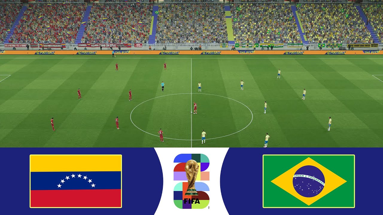 Venezuela vs Brazil - FIFA World Cup 2026 Qualifiers - 14th November ...