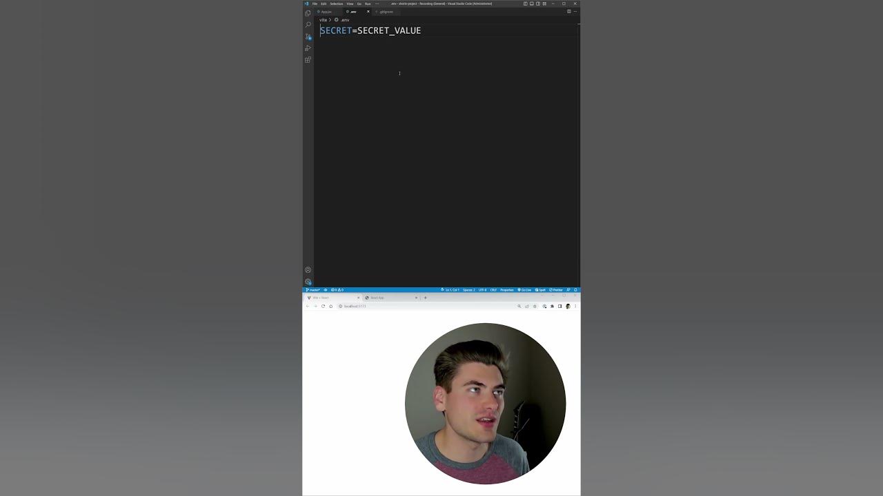 How To Create Env Variables In React Youtube