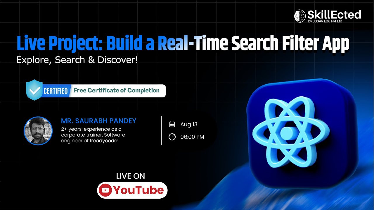 Live Project: Build a Real-Time Search Filter App - YouTube