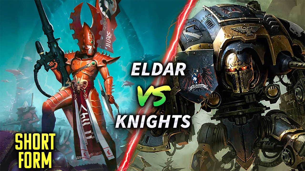 Aeldari vs Imperial Knights RBF66 #warhammer40k #battlereport - YouTube