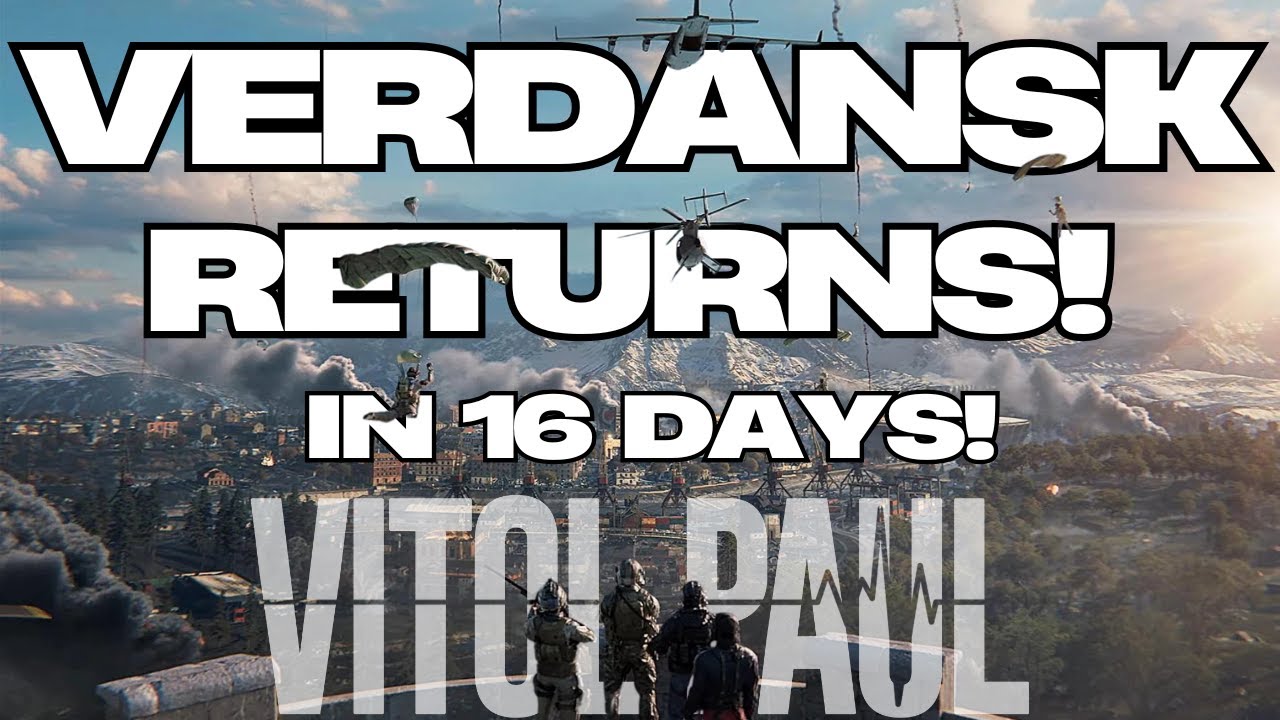 🔴LIVE - WARZONE Verdansk countdown -16 days! - YouTube