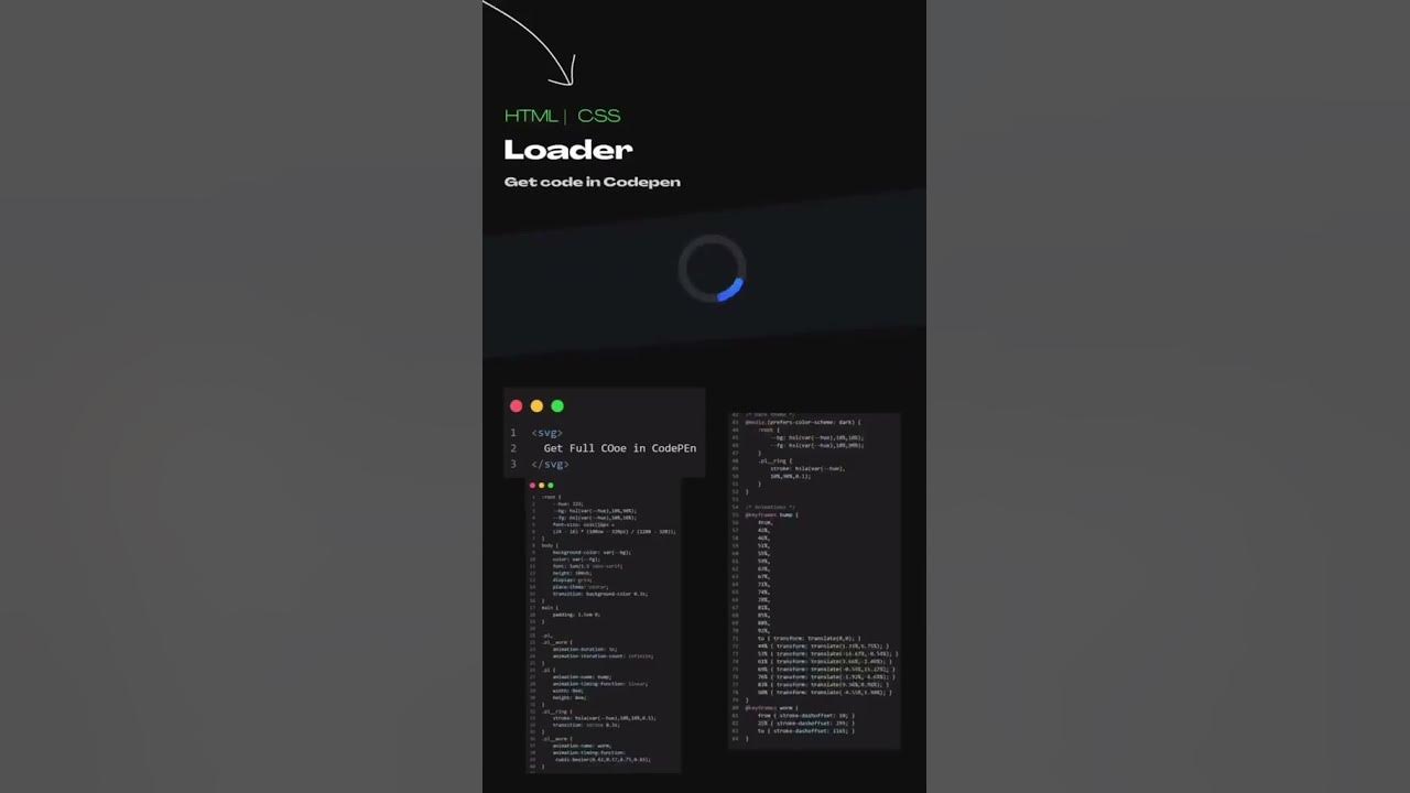 Unbelievable Svg Loader Css Trick Every Web Dev Must Know 🌐 Shorts