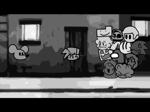 FNF - Unhappy but Every Turn a Different Character Sings It (Sunday Night)