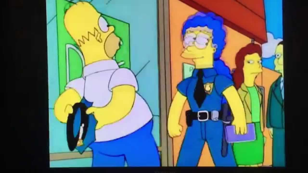 S06 E23 - The Springfield Connection - Marge arrests Homer "I choose to ...