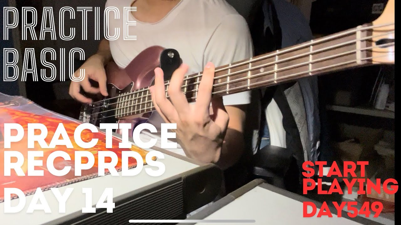 【Bass】Day 14 of recording and practicing Bass - YouTube