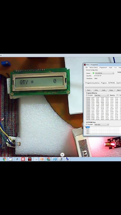Object counting system using PIC16F877A. #electronics #industry #programming #circuit - YouTube