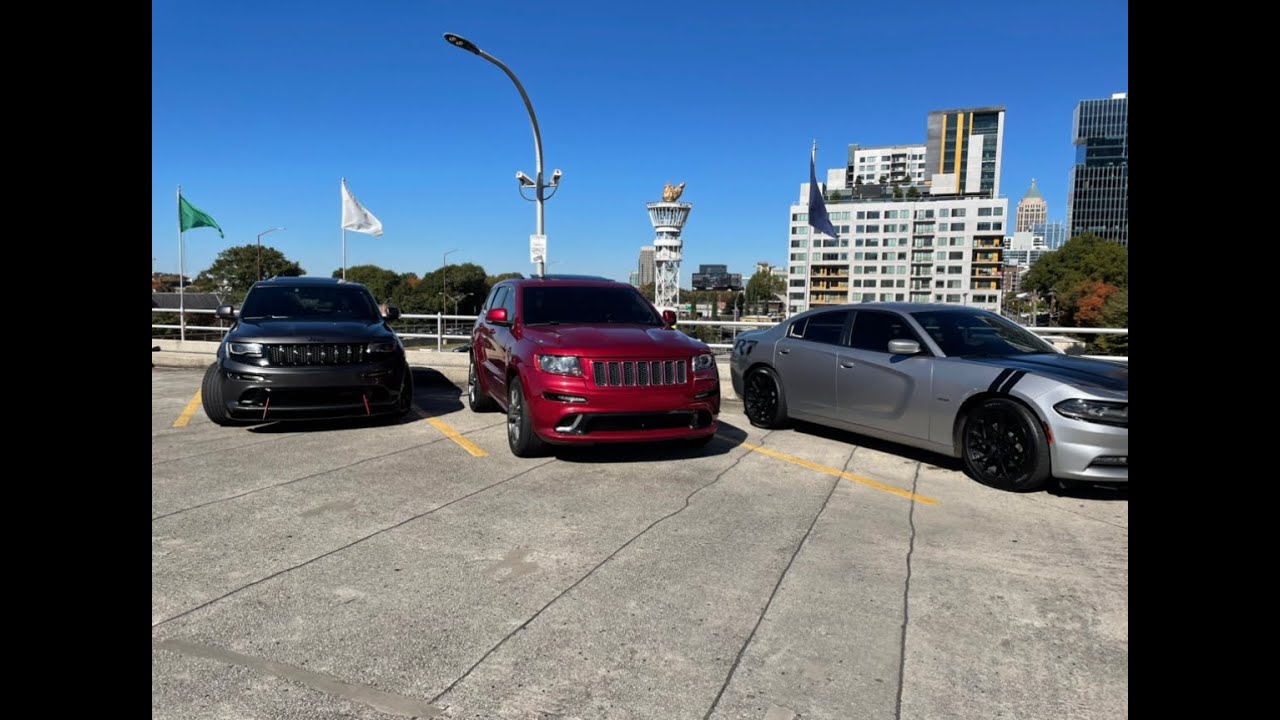 FIRST CAR SHOW FOR THE SRT JEEP - YouTube