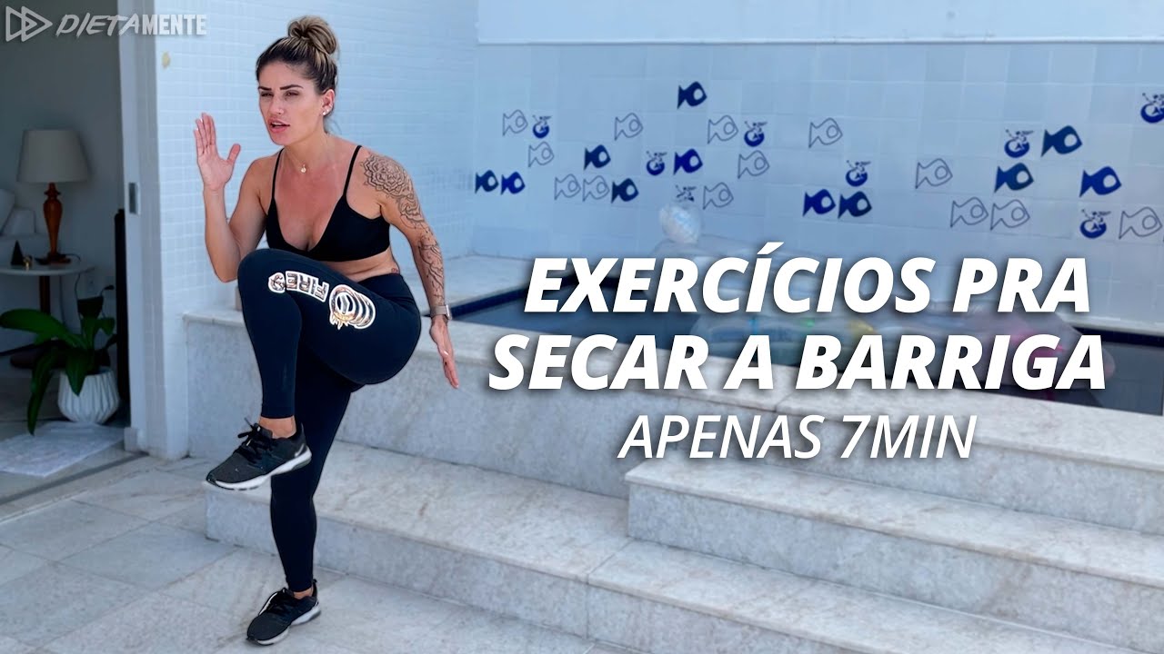 EXERCÍCIOS PRA SECAR A BARRIGA APENAS 7 MINUTOS - YouTube
