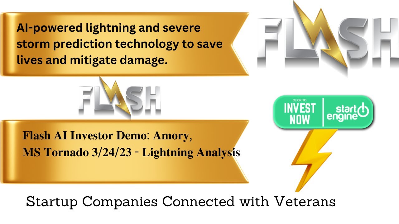Flash AI Investor Demo: Amory, MS Tornado 3/24/23 - Lightning Analysis - YouTube