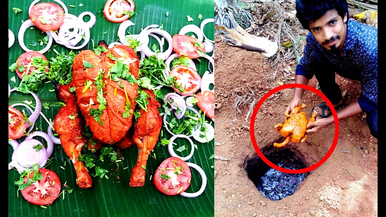 Underground Chicken Cooking in Arabian Style | ചിക്കൻ മണ്ണി ...