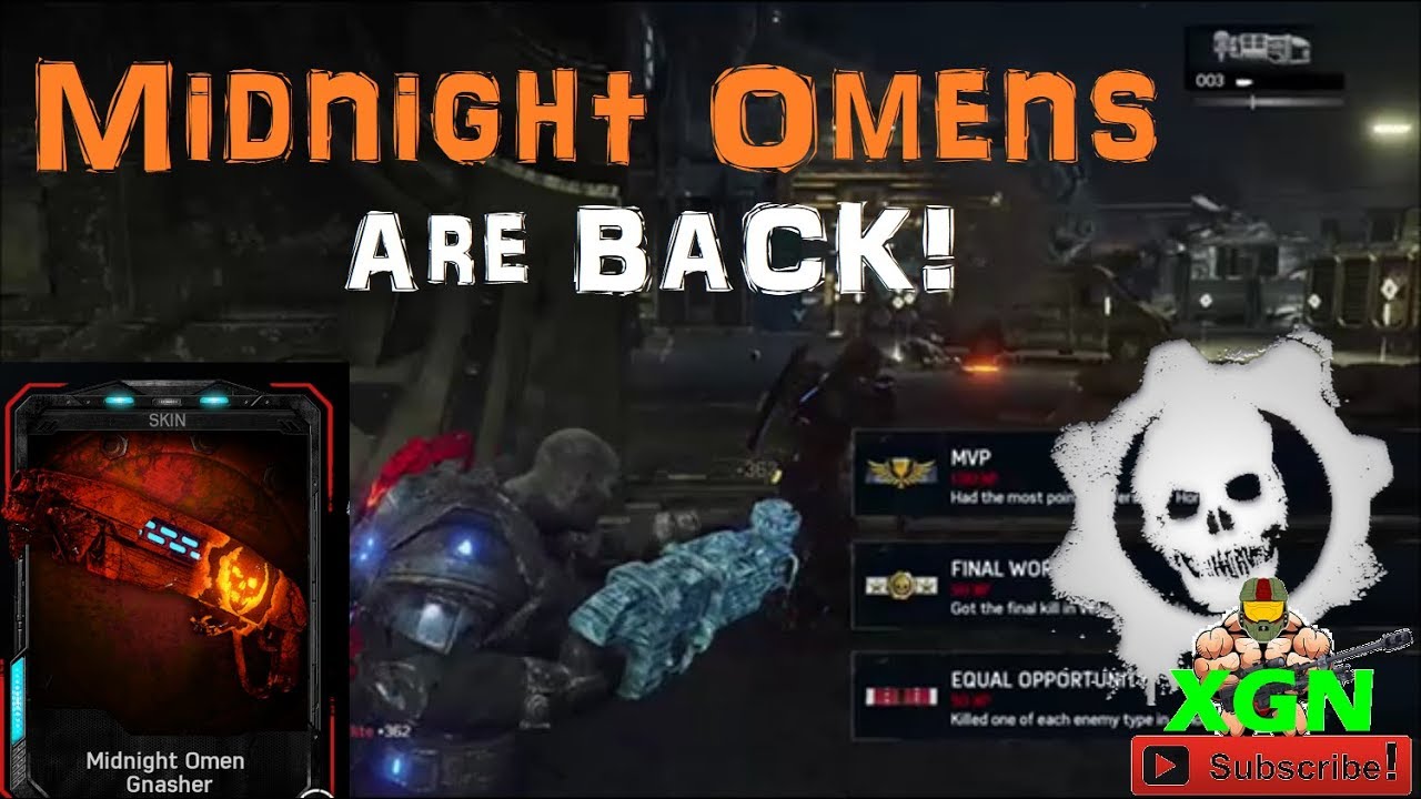 Gears of War 4 unlock all Midnight Omen skins in Monster Mash ...