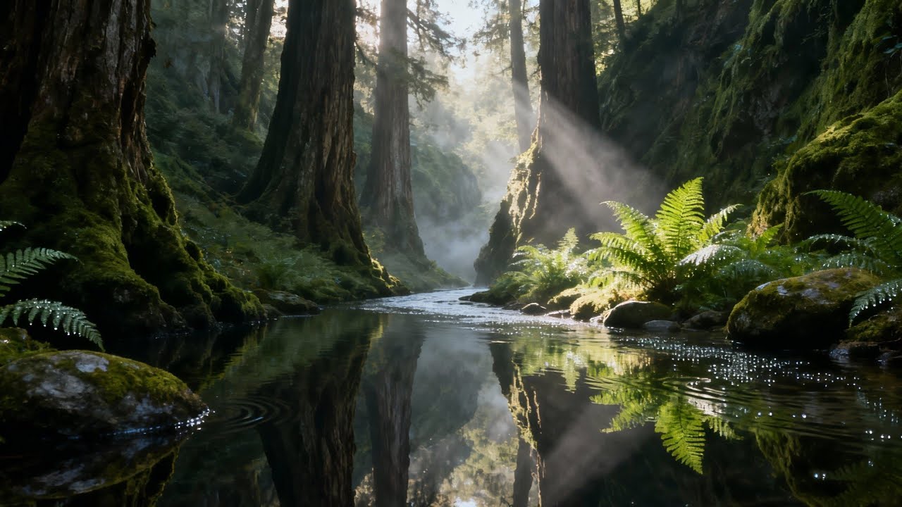 Soothing Forest Ambience Natural Soundscape for Studying & Calm - YouTube