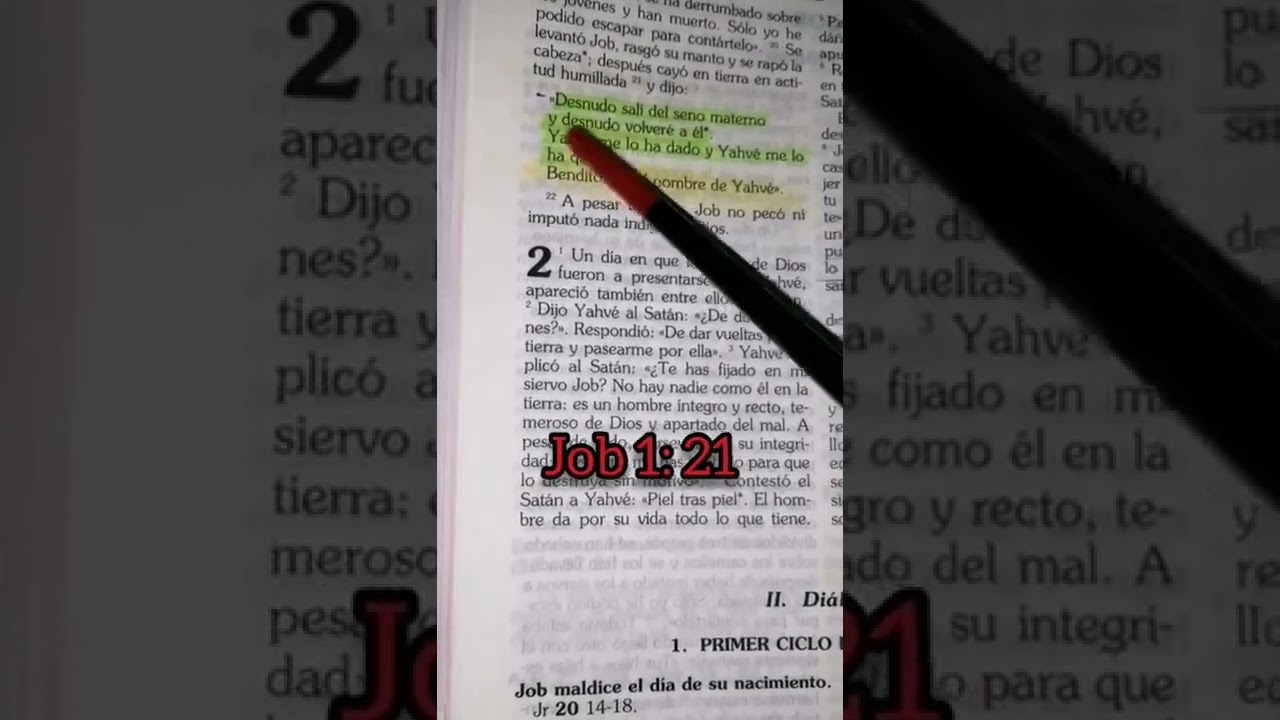 Job Capítulo 1, Narración de los mejores versículos de la Biblia ...