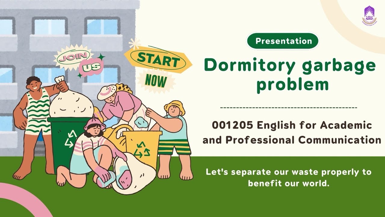Dormitory garbage problem - YouTube