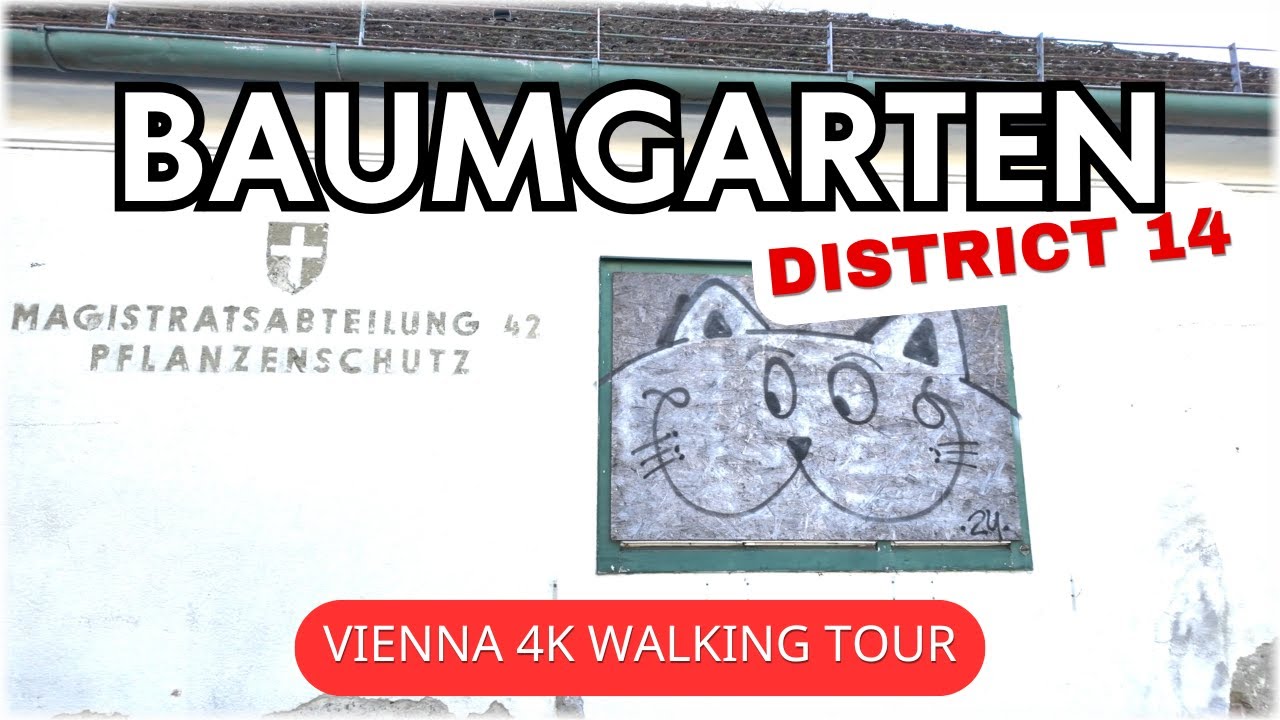 Vienna District 14 - Penzing - Baumgarten - Virtual Walk in 4K - YouTube