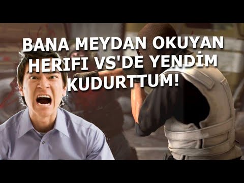 BANA MEYDAN OKUYAN HERİFİ VS ÇAĞIRIP YENDİM! KUDURDU (CS:GO)