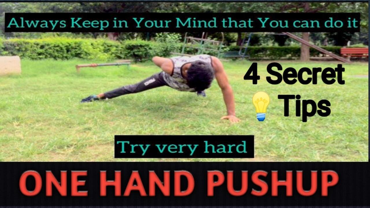HOW TO DO ONE HAND PUSH-UP | ONE ARM PUSHUP STEP BY STEP GUIDE - YouTube