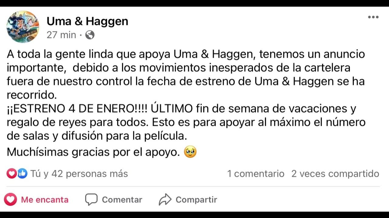 ¡Uma y Haggen se mueve hasta el 4 de enero! - YouTube